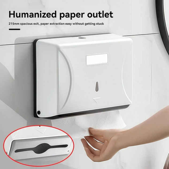 Hotel Restroom Plastic Paper Towel Box Waterproof Moisture Proof Wall ...