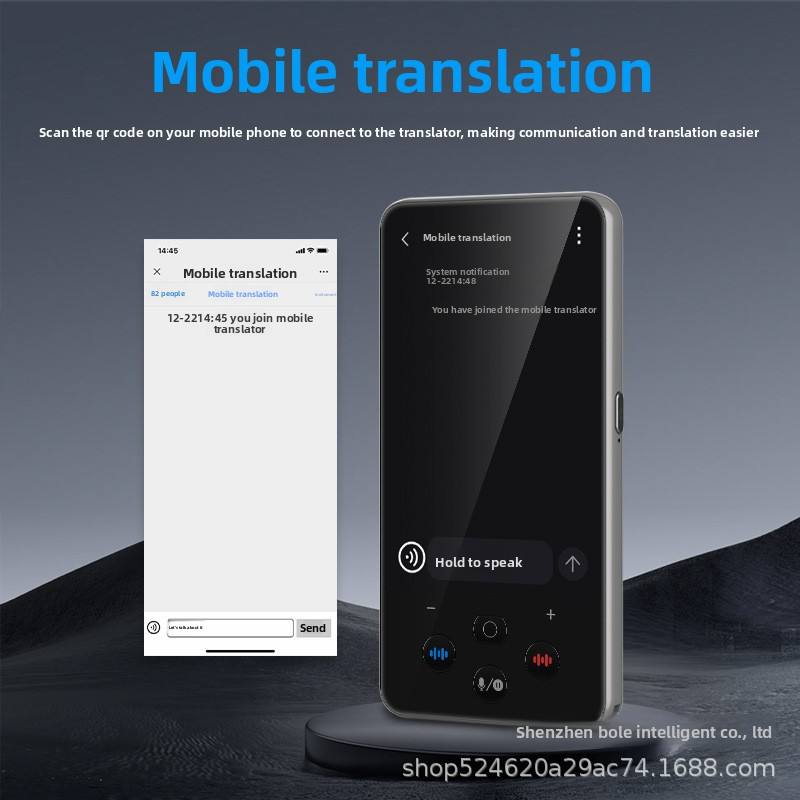 Smart Offline Translator 4.5 Inch Big Screen S85PRO Color Display Metal ...