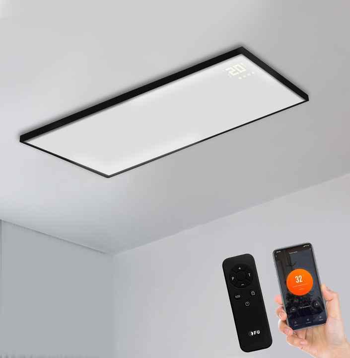 Ceiling Infrared Heating Panel with Light - Smart Heater