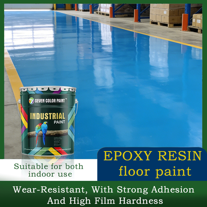 Seven Colors Heavy Duty Epoxy Floor Paint High Film Hardness for ...