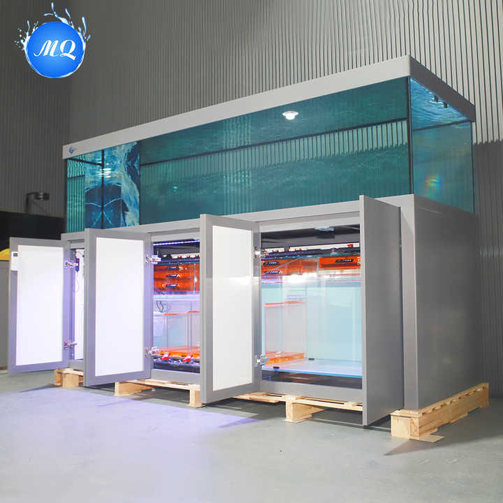 Wholesale Silent Large Glass Fish Tank Made to Order Big Size Water ...