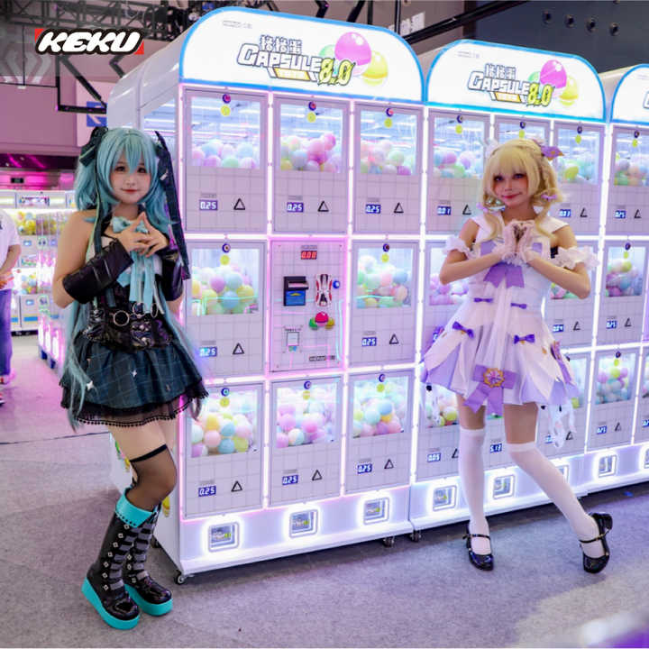 gacha machine Coin Operated Capsule Amusement Center Toy Vending ...
