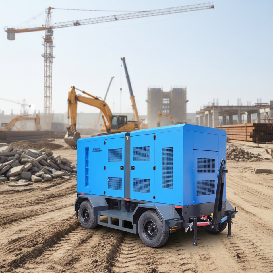 Diesel Generator 40Kva 30Kw Generator Portable Mobile Type Diesel ...