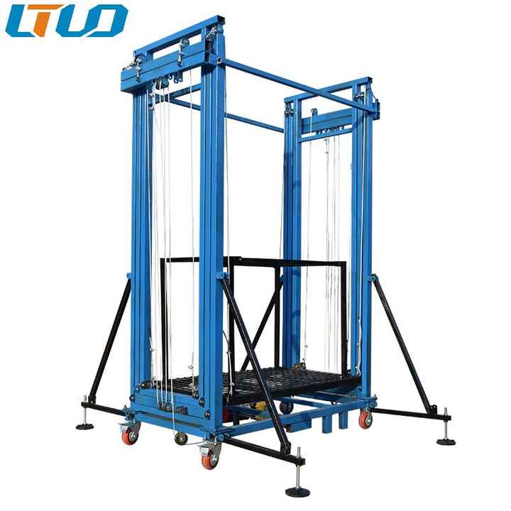 Aluminium Electric Lifting Scaffold - Foldable & Remotely Controlled