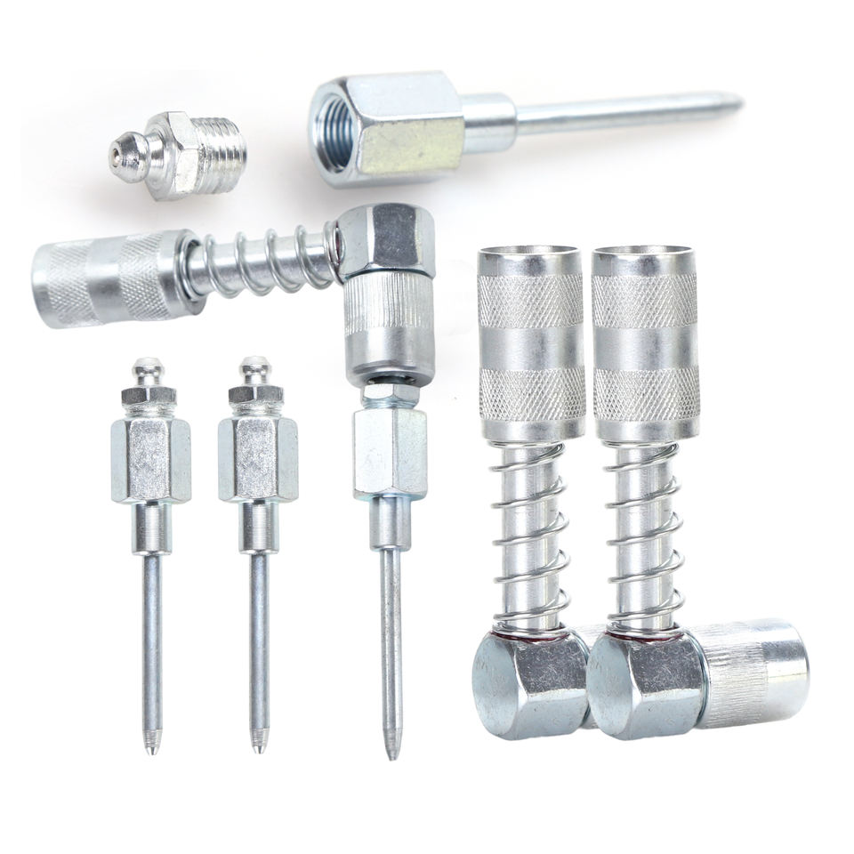 Grease Gun Needle Tip Kit Includes Rubber Tips Joints Nozzle Needles ...