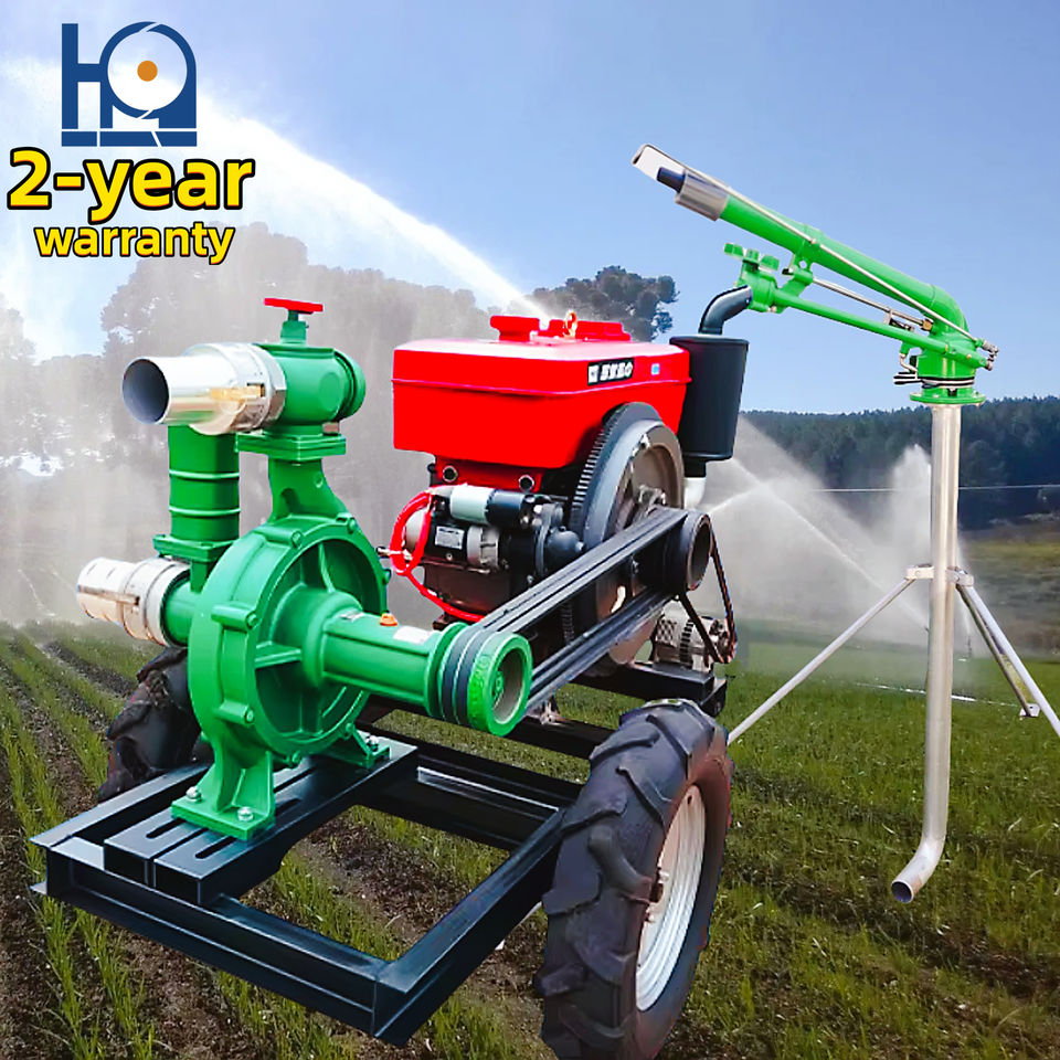 Diesel Engine Irrigation System Farms Agricultural Water Pumps Water ...