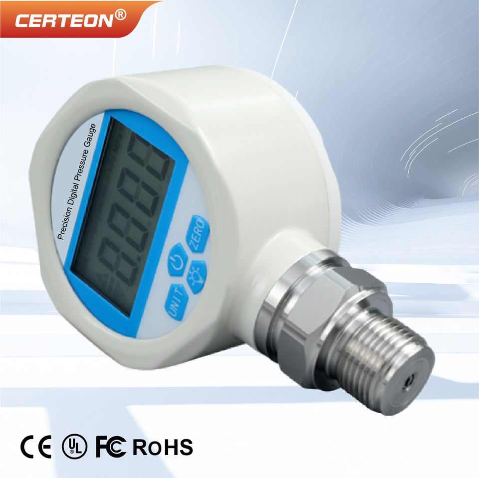 YB60A Battery Powered Digital Pressure Gauge -100kPa to 100MPa Vacuum ...