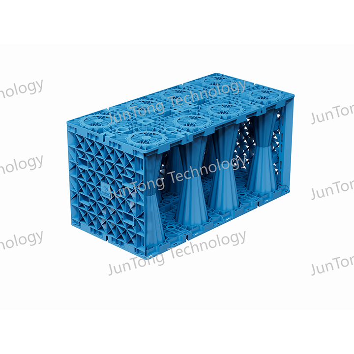 City Stormwater Infiltration System Underground Modular Flood Crates ...