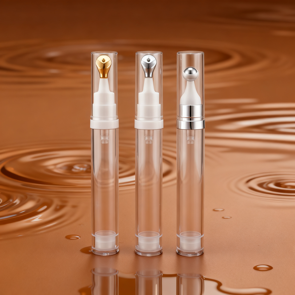 15ml Airless Pump Eye Cream Bottles-Plastic Simple Style"| Alibaba.com
