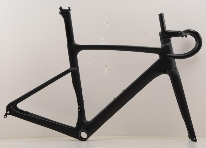 New Aero Design Carbon Fiber Bicycle Frame - 700C Fully Hidden Frameset