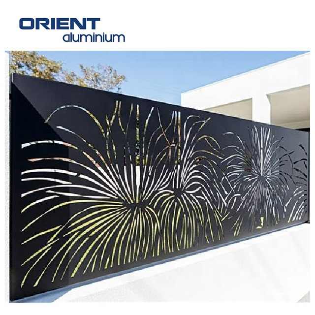Custom Laser Cut Aluminum Fence Panels for Garden - Eco-Friendly ...