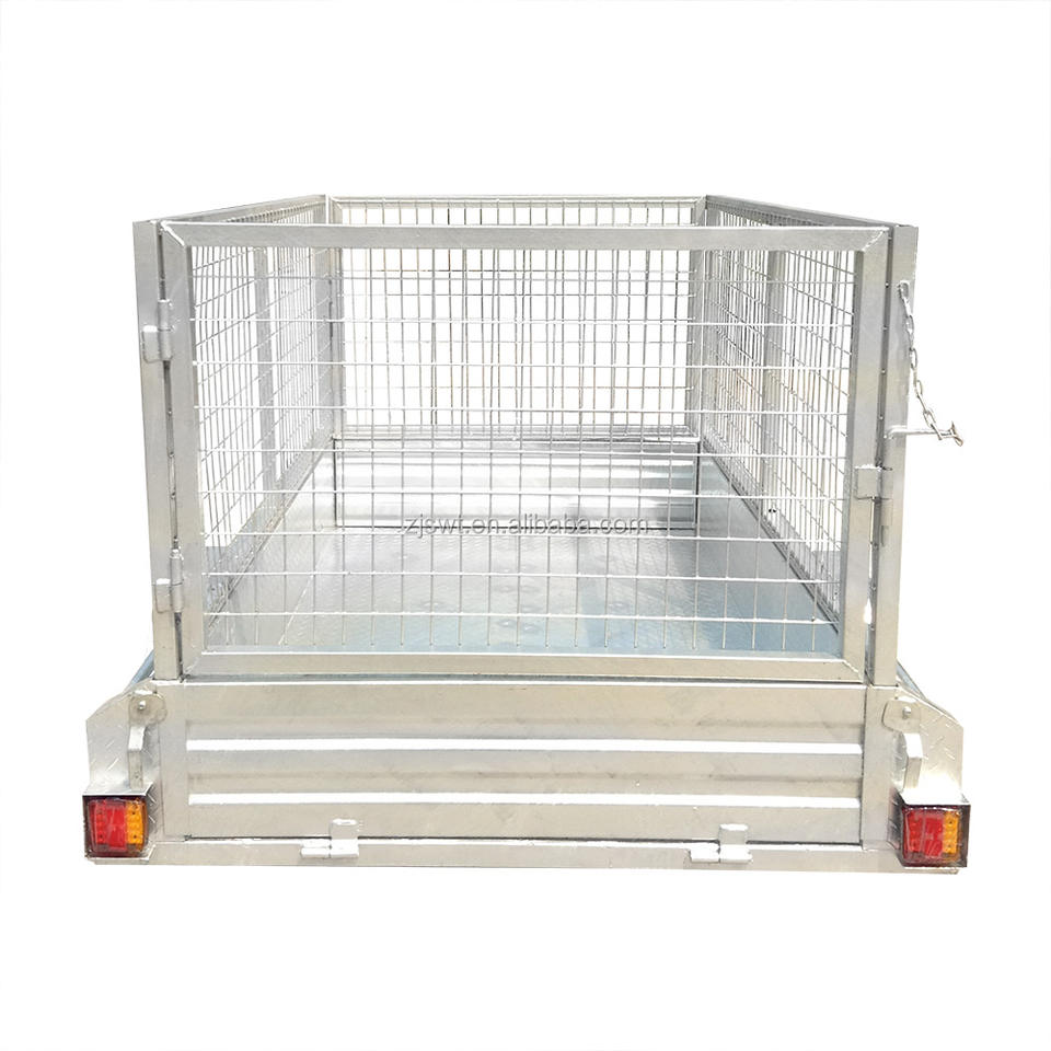 7x5ft Premium 1500KG BOX TRAILER HEAVY DUTY SINGLE AXLE GALVANISED ...