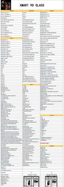 X Mart 9D GLASS - Anti Static Tempered Screen Protectors