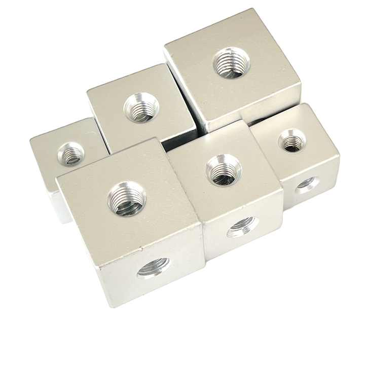 Fixing Block Aluminum Alloy Multifunctional 10x10x10mm Connector Cube ...