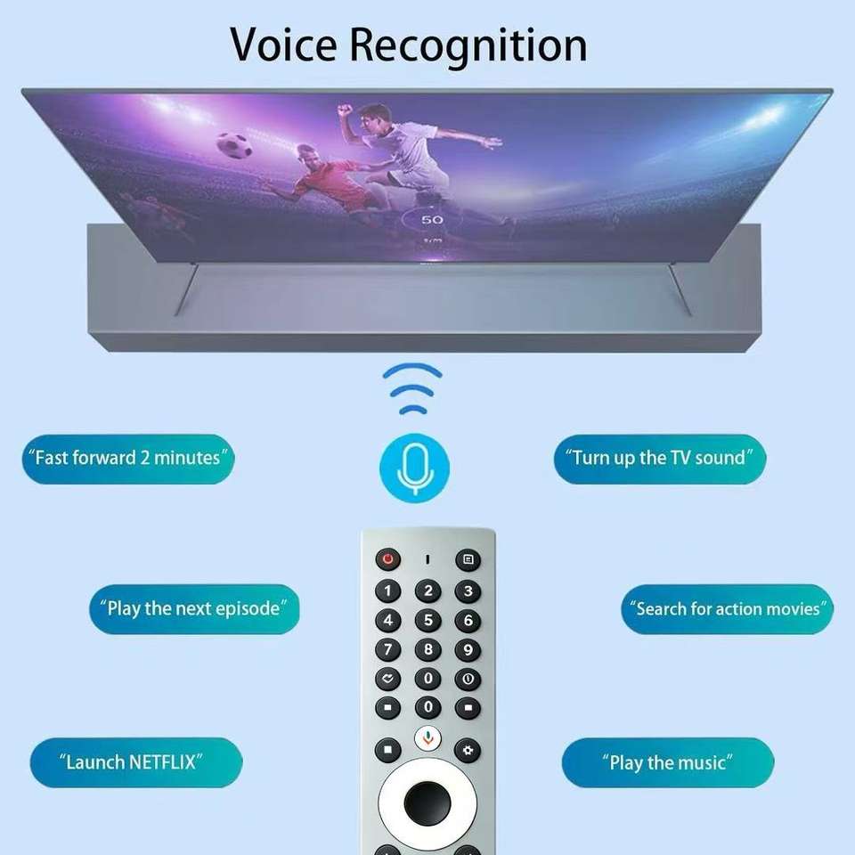 RM-C3572 Voice Remote Control for JVC Konka Android Smart TV 4K UHD ...