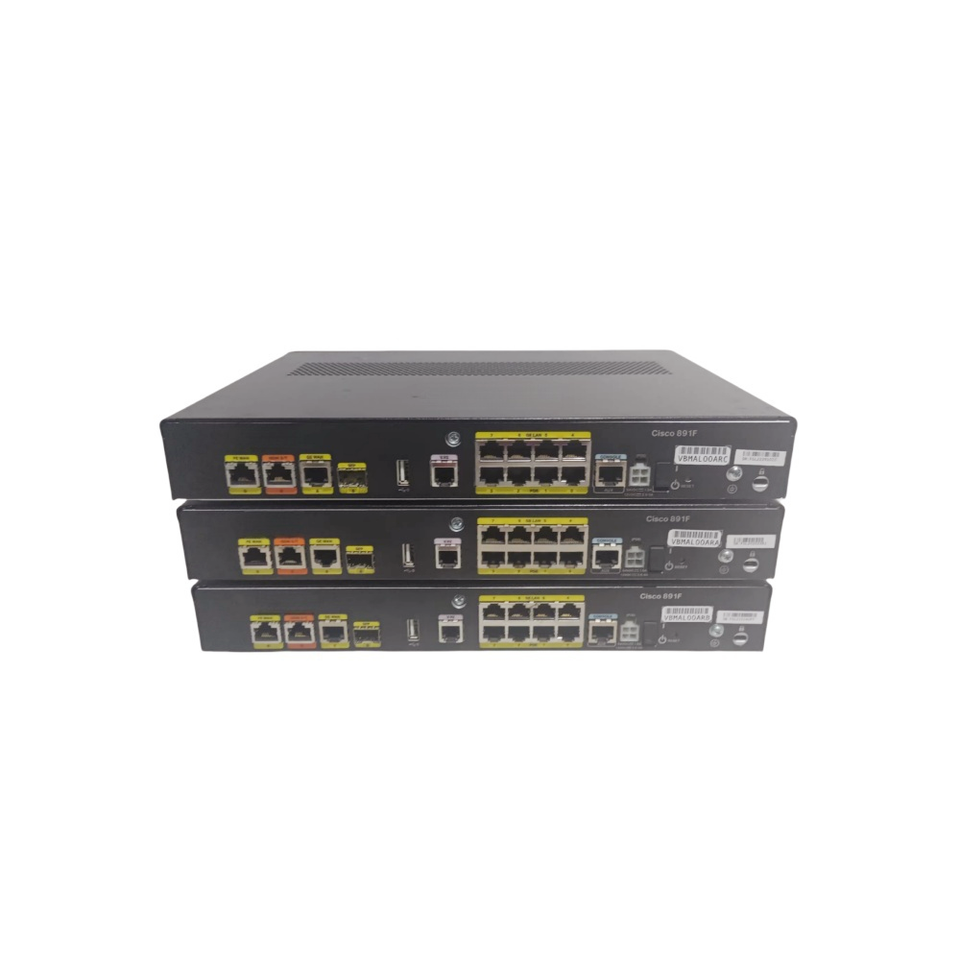 C891F-K9 Integrated Services Routers - 5G Wi-Fi & 1 Year Warranty