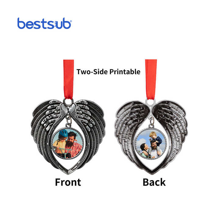 Angel Wing Spinning Ornaments - Wholesale Sublimation Blanks
