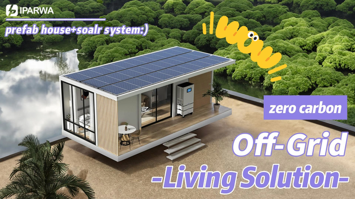 Prefab Container House Villa Hotel Home with Solar System