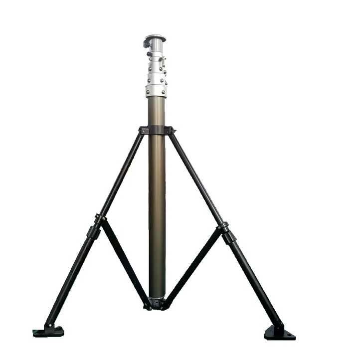 20m Pneumatic Telescopic Extendable Pole with Tripod Antenna Car ...