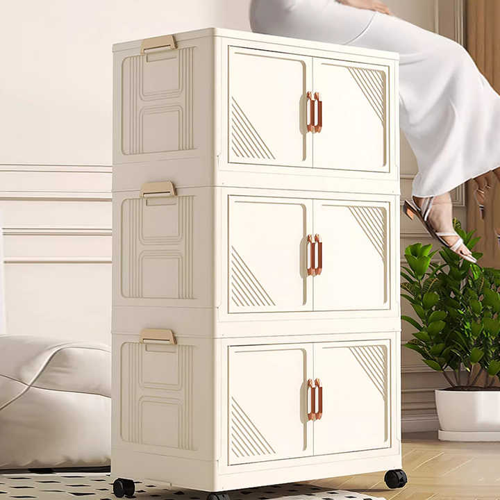 Haixin 32L Plastic Wardrobe Storage Organizer for Kids