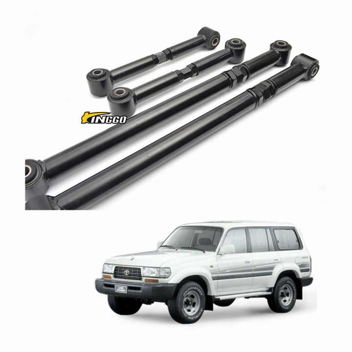 Kinggo 4x4 Adjustable Trailing Arms for Toyota Land Cruiser 80