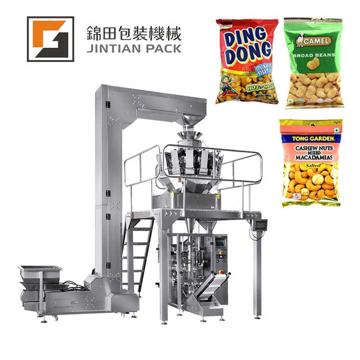 Automatic Potato Chips Tear Bag Snacks Packing Machine with Multi Heads ...