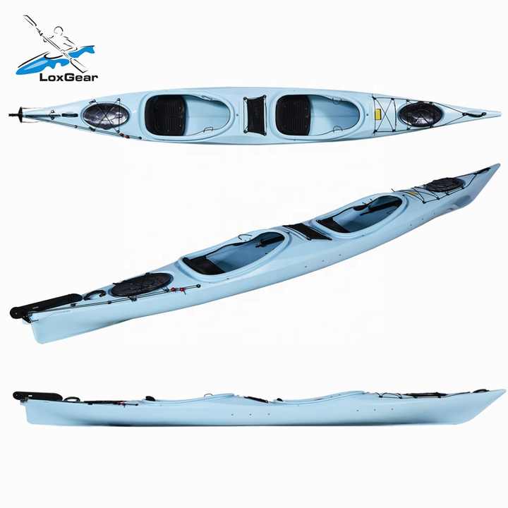 17' Double Sea Kayak Sit in Ocean Kayaks for 2 Person