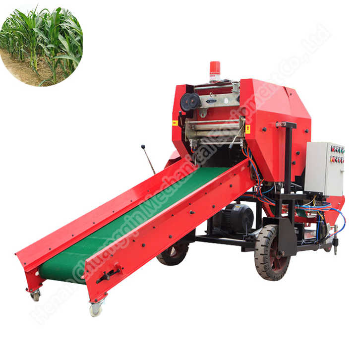 Genuine corn silage baler round machine mini roll hay baler| Alibaba.com