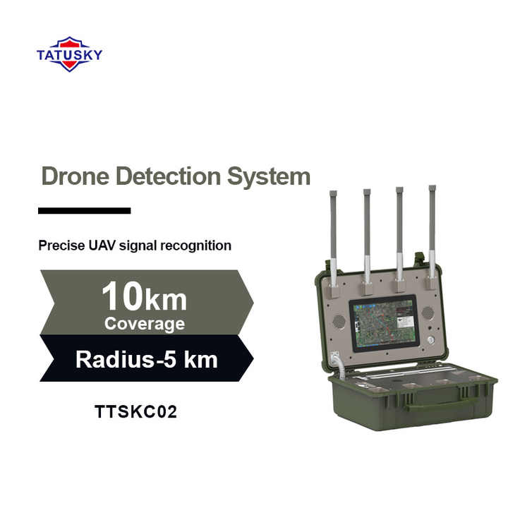 10km Drone Detection System Portable radar UAV Signal Detector Low ...