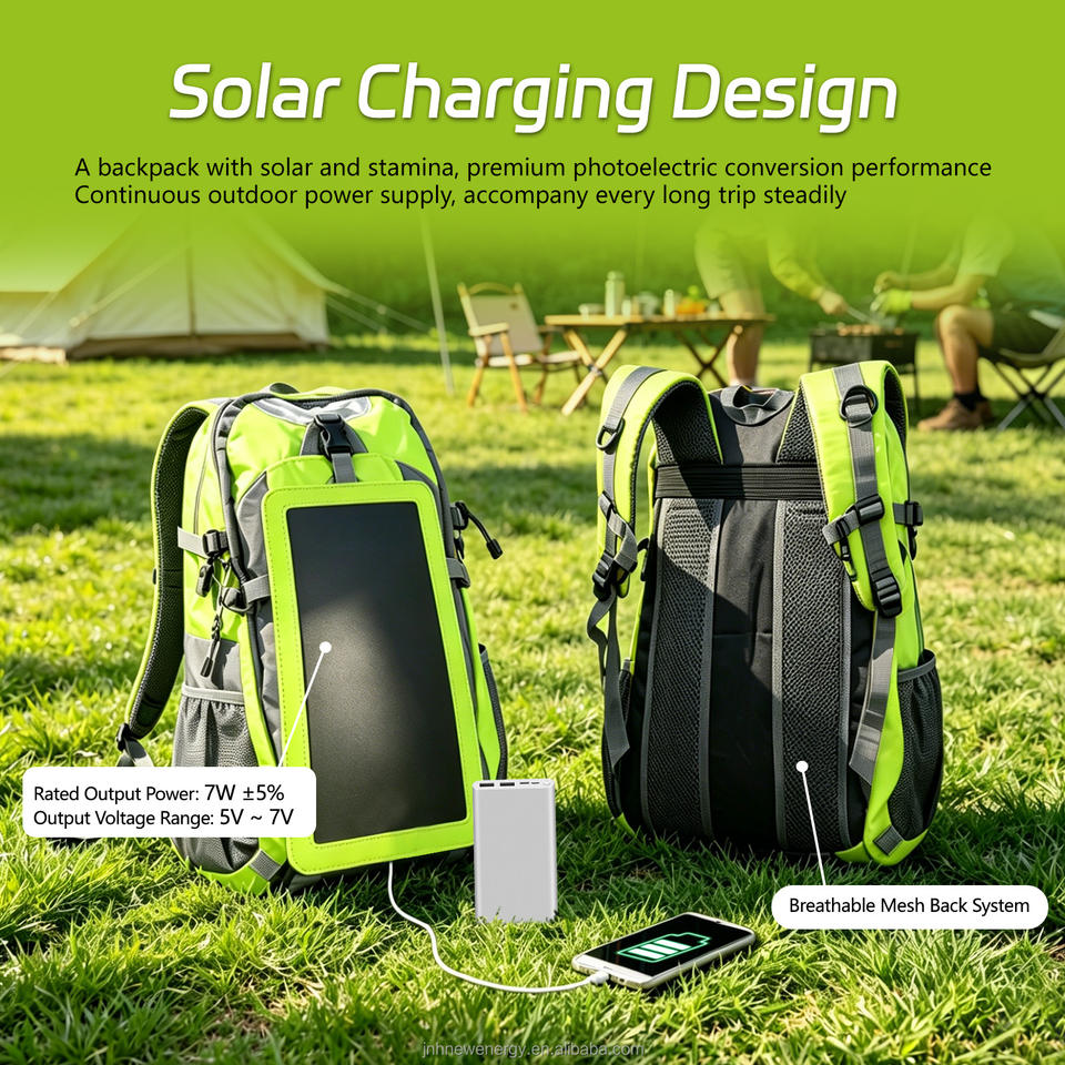 Custom Solar Panel for Backpack Hiking Waterproof Riding Cycling ...