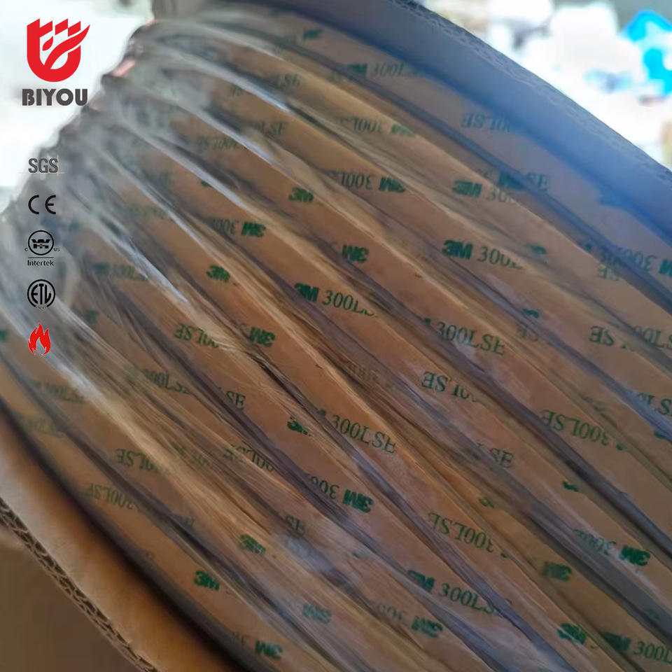 V0 Silicone Rubber Fire Smoke Seal Strip-Self-Adhesive Door Frame ...