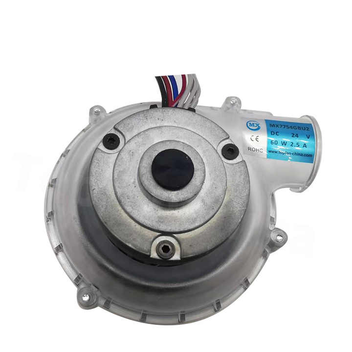 High Pressure 24v Centrifugal Turbo Fans Blowers DC Axial Motor