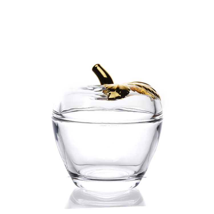 Apple Shaped Glass Jars - Elegant Storage Solutions