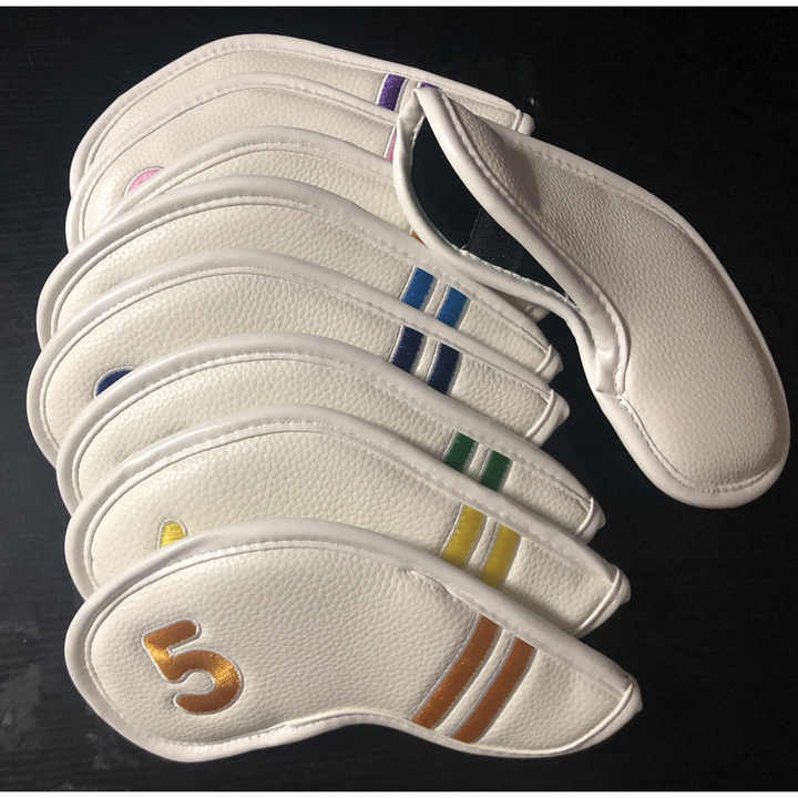 PW AW SW LW Golf Iron Covers - Durable and Stylish Protection