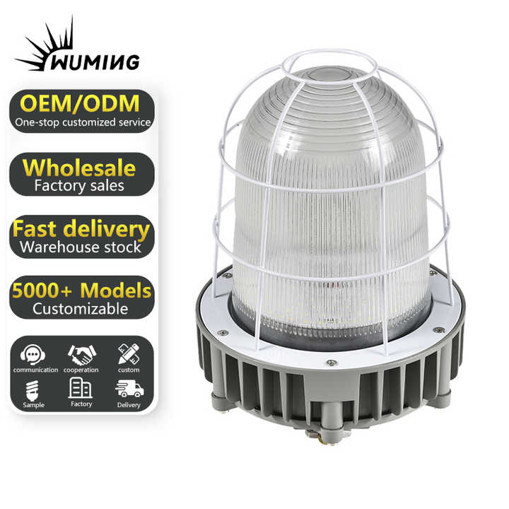 IP66 Explosion-Proof LED Bulkhead Light Cast Aluminum Industrial Lamp ...