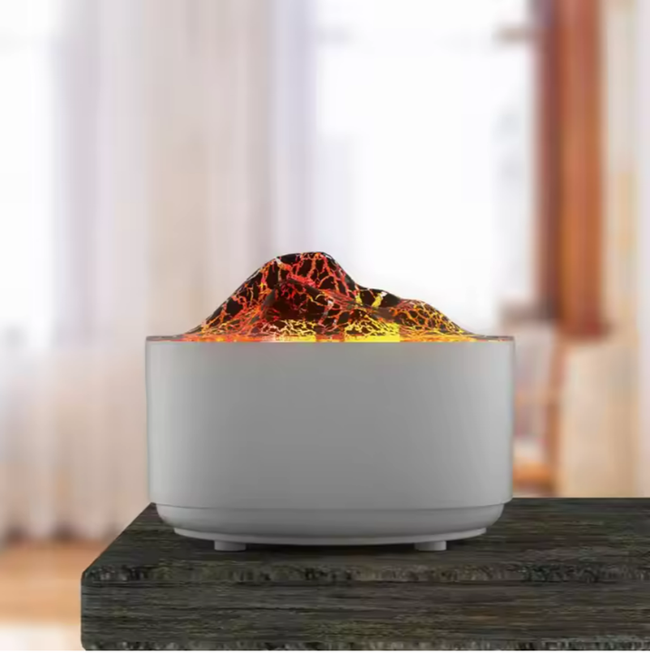 Flame Diffuser Jellyfish Volcano Diffuser Household Humidification ...