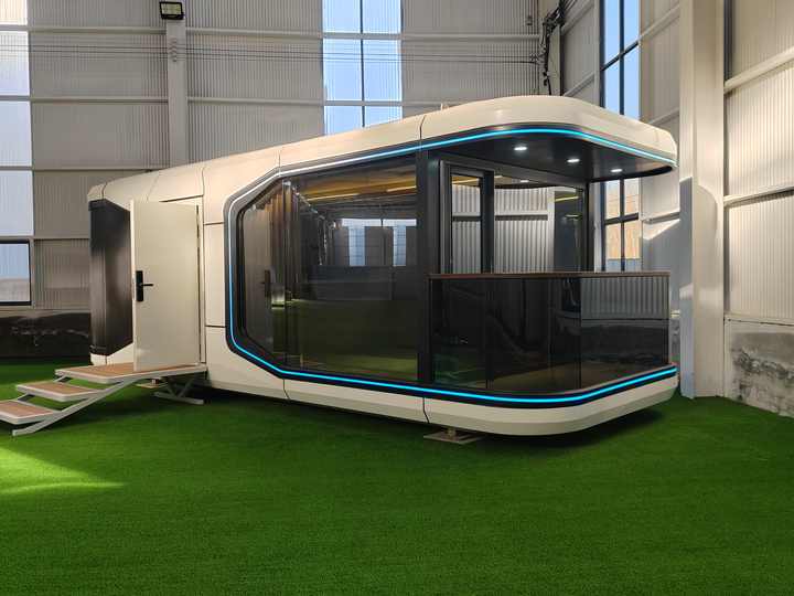Luxury Beach Villa House Living Capsule House Smart Mobile Home Space ...