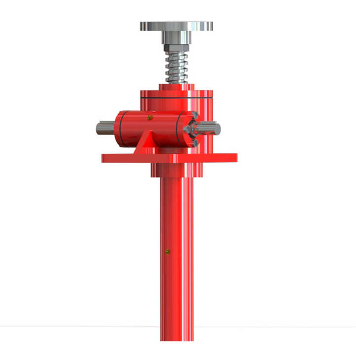 Worm Gear Screw Jack with Trapezoidal Spindle Metric Machine Screw ...