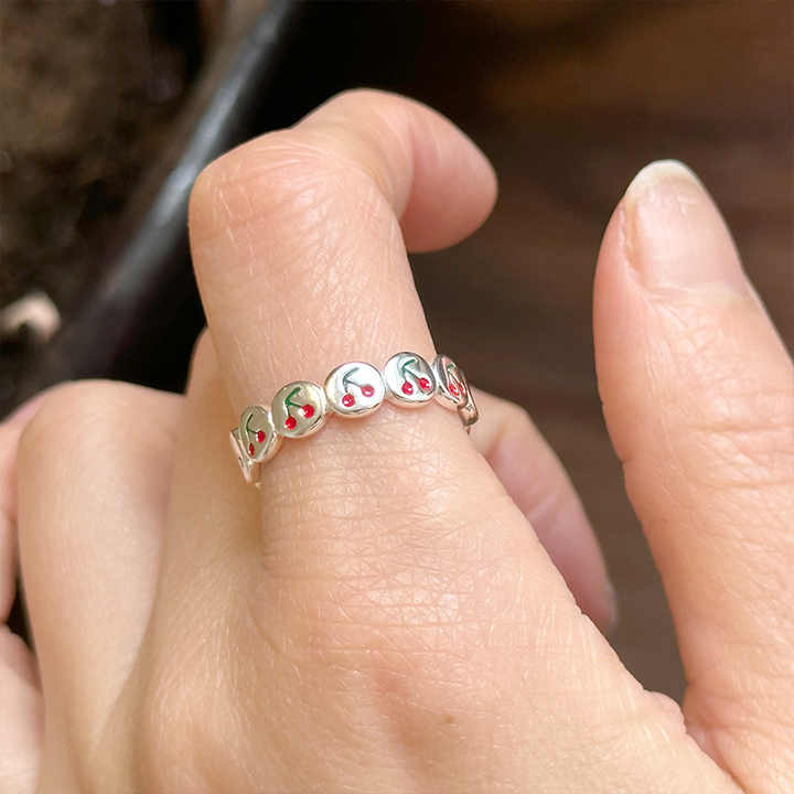 Joyever Dainty 925 Sterling Silver Finger Ring Open Adjustable Ring ...