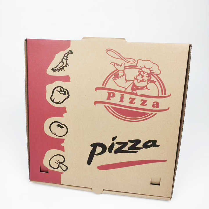 Custom Logo Pizza Boxes - Durable & Recyclable Packaging