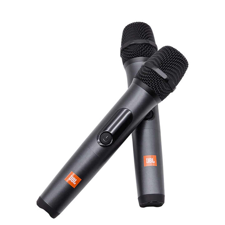 JBL Wireless Microphone - UHF Dual Channel Transmitter for Karaoke ...