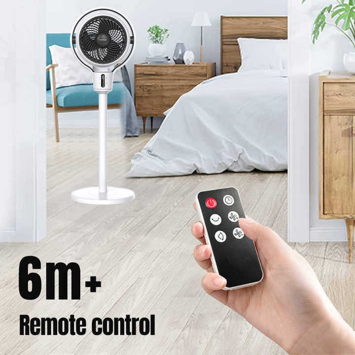 Smart Brushless 10 Inch Pedestal Fan air Circulation Tower and Pedestal ...