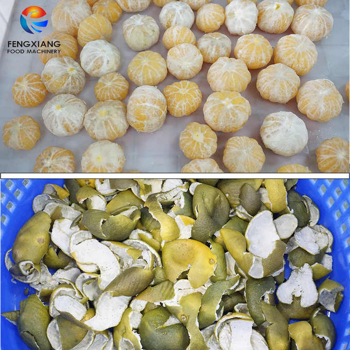 JO-1000 Automatic Mandarin Orange Tangerine Citrus Peeling Machine ...