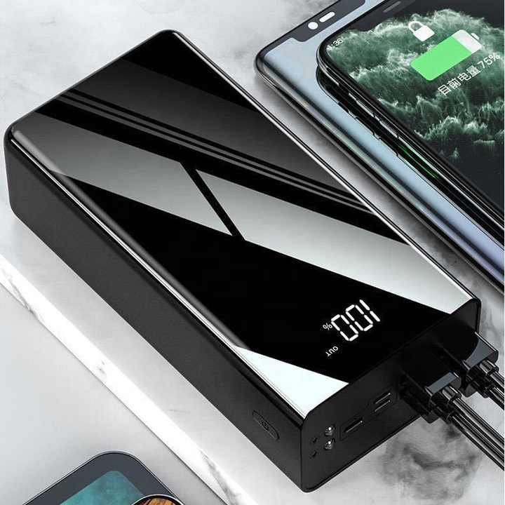 50000mah Powerbank - Super Capacity Charger with LED Lights