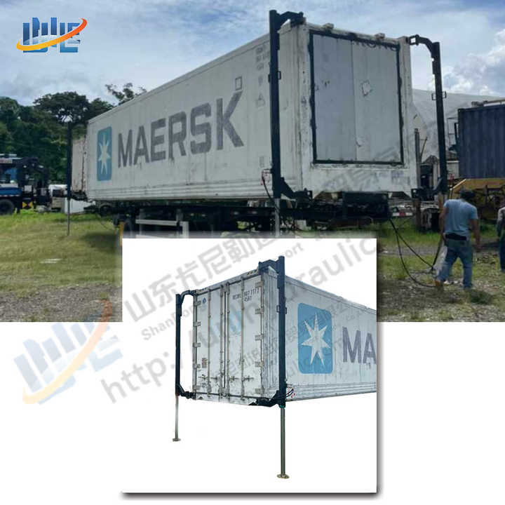 Container Lifting System Outrigger Two Way Steel Hydraulic Cylinder