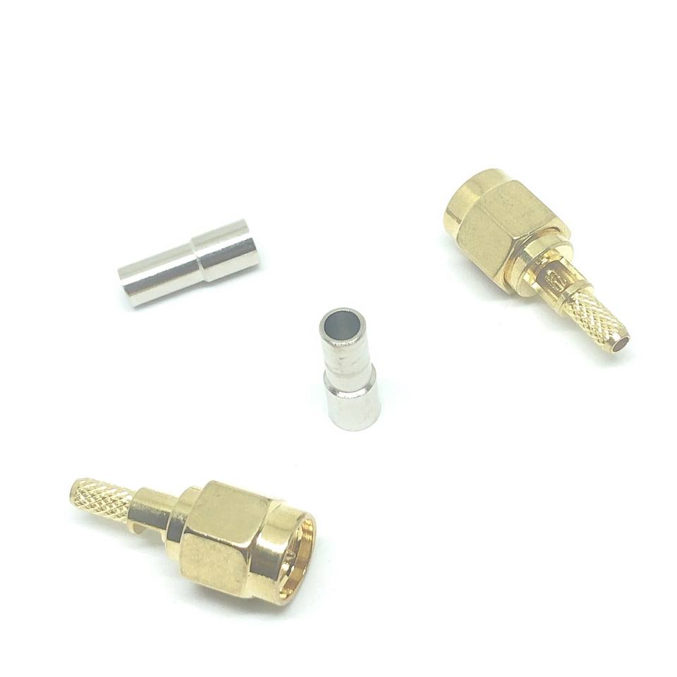 SMA-J1.5 RF Connector SMA Slot Window Male Plug with Internal Thread ...