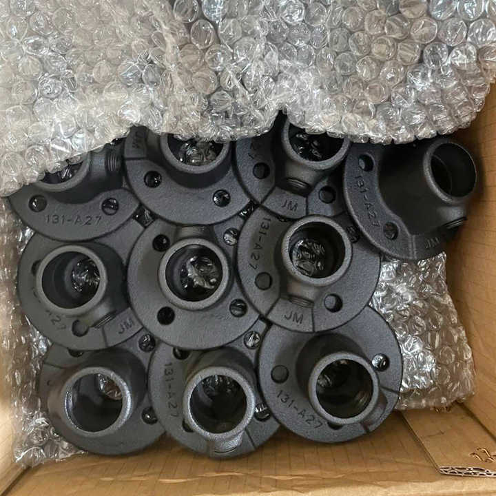 48MM Black Powder Coated Tube Clamp Fittings Structural Pipe Fittings ...
