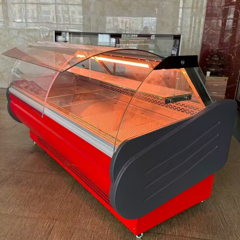 Front-opening Commercial Meat Refrigerator with Transparent Door ...