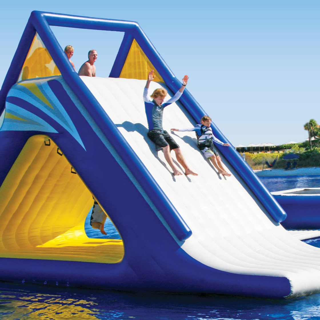 Floating Water Slide Inflatable Waterparks