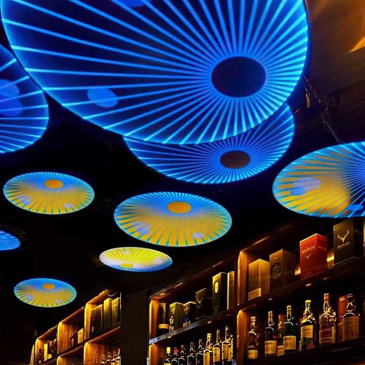 Modern RGB LED Atmosphere Lights for Trendy Music Bars Dining Lounges ...